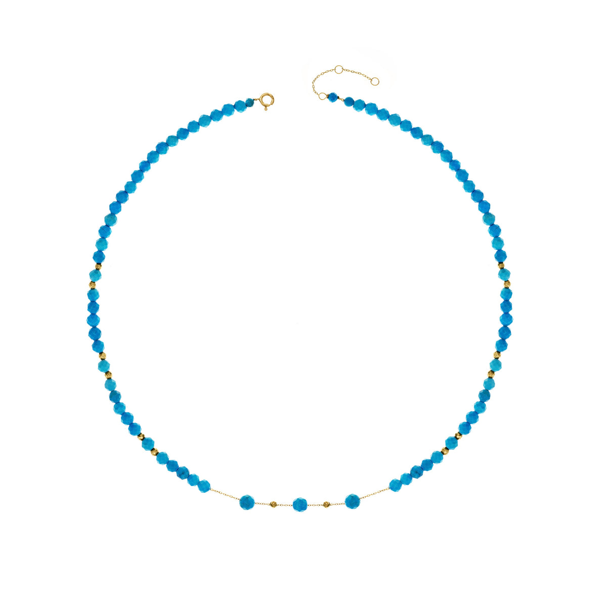 GOLDISH TURQUOISE CHOKER – LePetitChato